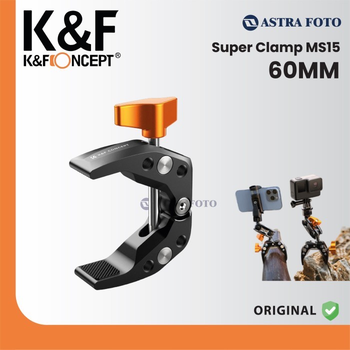 Jual KNF Concept MS15 Super Clamp K&F Concept 60mm Opening | Shopee ...