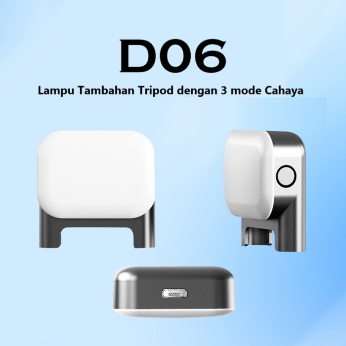 Jual SMARTCOM ~ D06 Lampu LED Tambahan untuk Tongsis Tripod Gimbal Fill ...