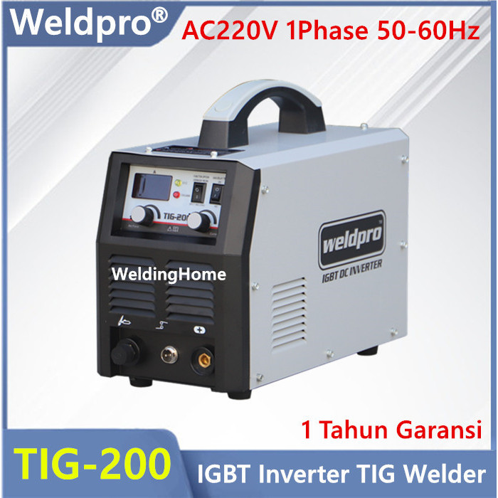 Jual Mesin Las Weldpro Argon TIG 200A Inverter Trafo Las Listrik TIG ...