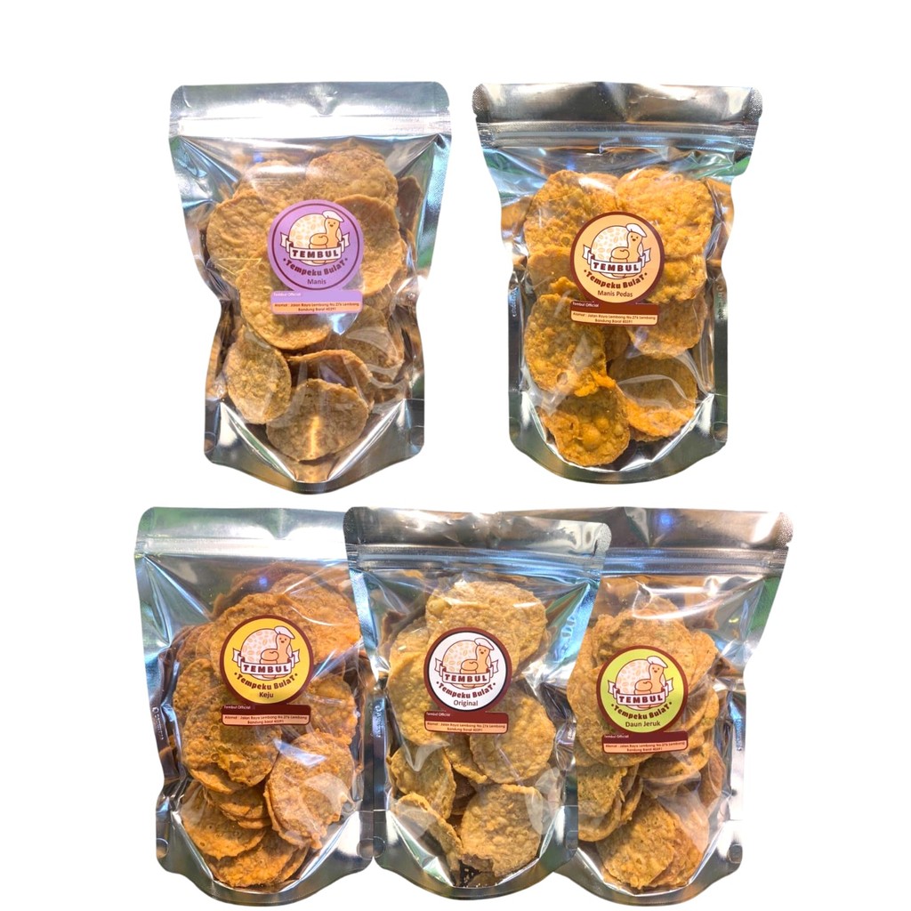 Jual Tembul Keripik tempe non gluten enak dan renyah 200gr | Shopee ...