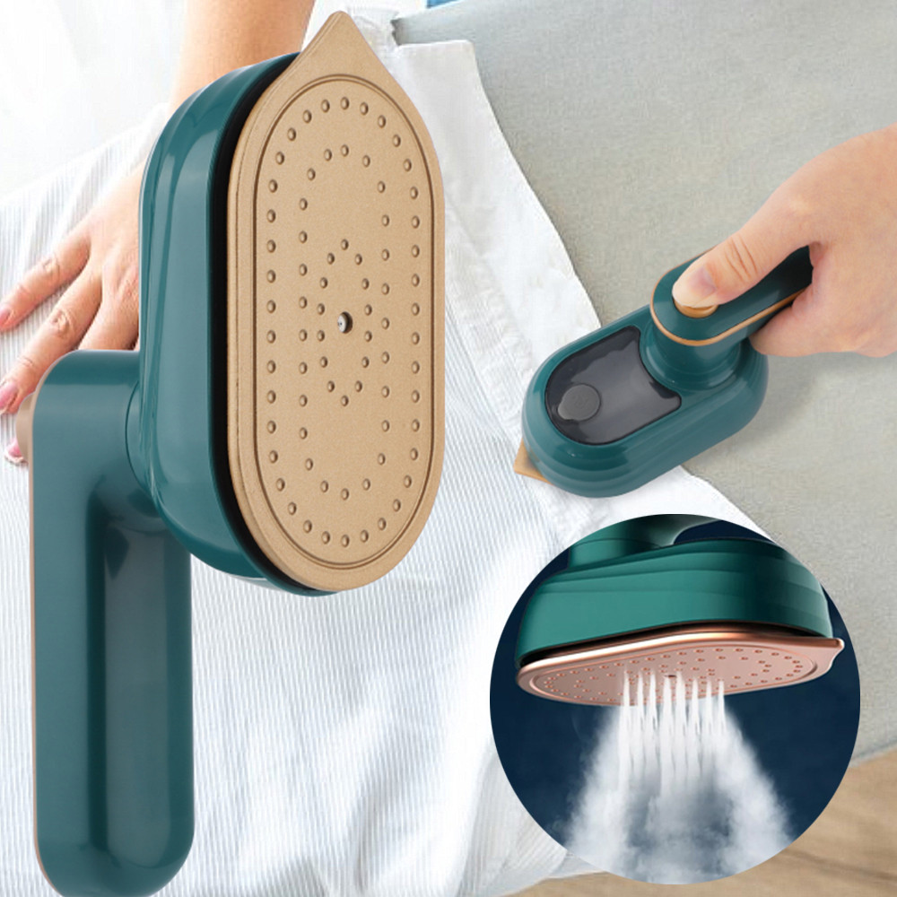 Jual Mini Rotating Steam Iron Handheld Wet And Dry Double Hot Steam ...