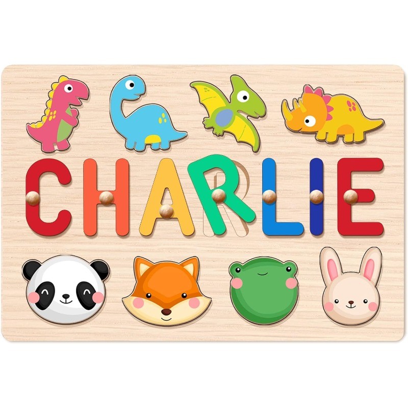 Jual Name Puzzle for Kids Personalized Name Puzzle for Toddlers 1-3 ...