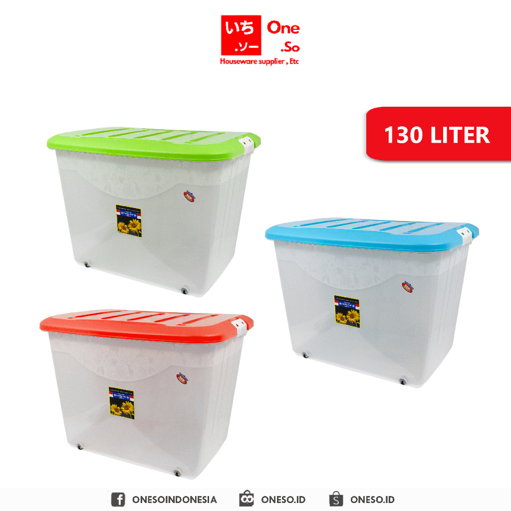 Jual BOX CONTAINER MARVEL 130 LITER / BOX CONTAINER RODA / BOX ...
