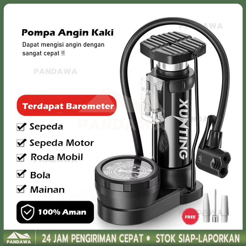 Jual Pompa Angin mini portable foot pump manual emergency motor Pompa ...