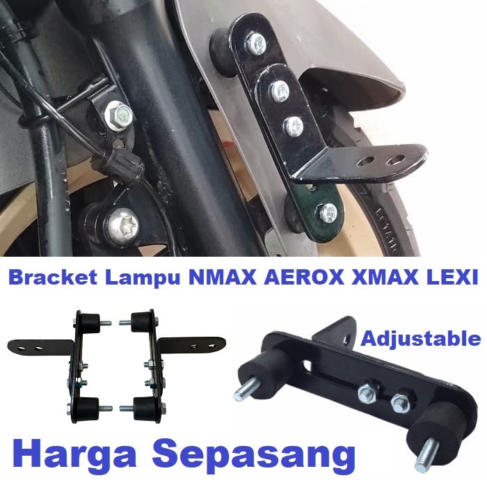 Jual Bracket Lampu Sorot Tembak Breket Dudukan LED Braket Spakbor Motor ...