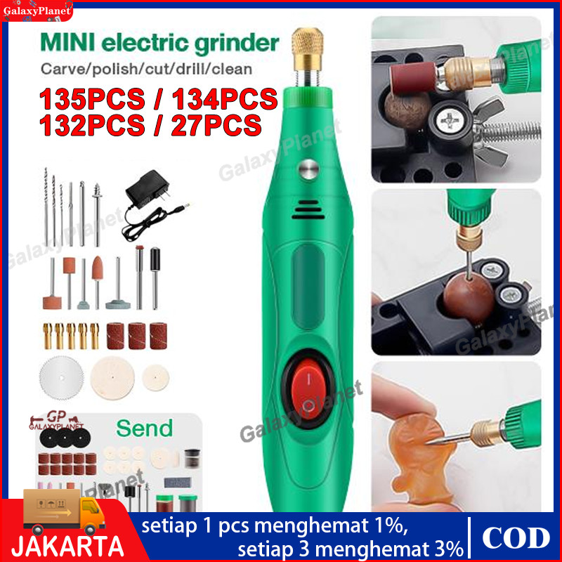 Jual Gerenda listrik Bor Mini 27PCS 12V DC 18000 RPM Mini Drill ...