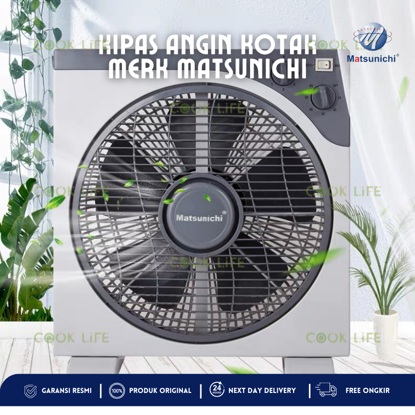 Jual Kipas Angin Kotak Matsunichi Garansi Resmi Box Fan Matsunichi ...