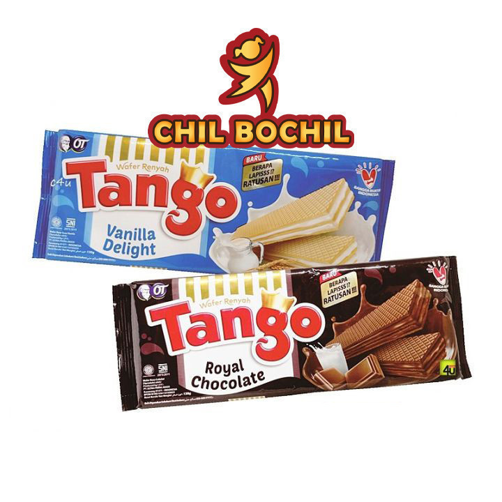 Jual WAFER TANGO 110 GRAM RASA COKLAT & VANILA | Shopee Indonesia
