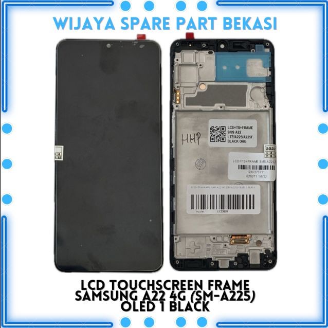 Jual LCD TOUCHSCREEN+FRAME SAMSUNG A22 4G OLED 1 (SM-A225) BLACK ...