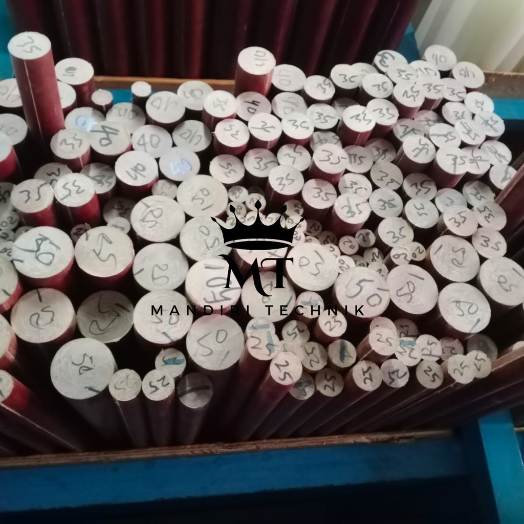 Jual Pertinax Ebonit Novotex Rod / Batangan Dia. 80 mm x 100 cm ...