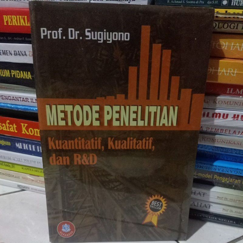 Jual metode penelitian kuantitatif kualitatif dan rd By Sugiyono (HITAM ...