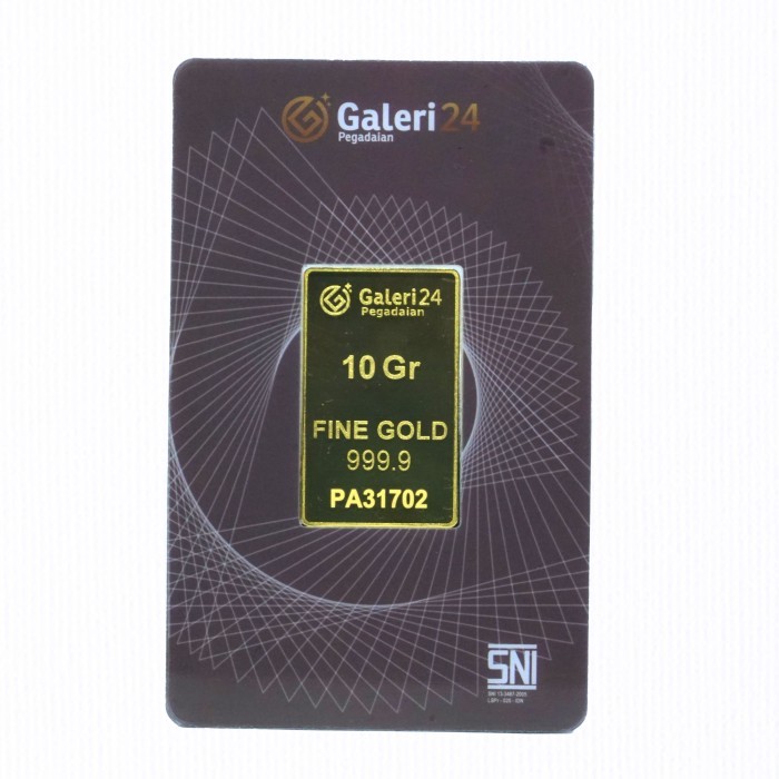 Jual Emas Batangan Galeri 24 10 GRAM - Emas Galeri 24 | Shopee Indonesia