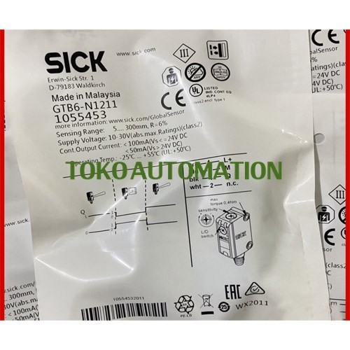 Jual SJP GTB6-N1211 GTB6 N1211 NPN LO DO Miniature photoelectric sensor ...