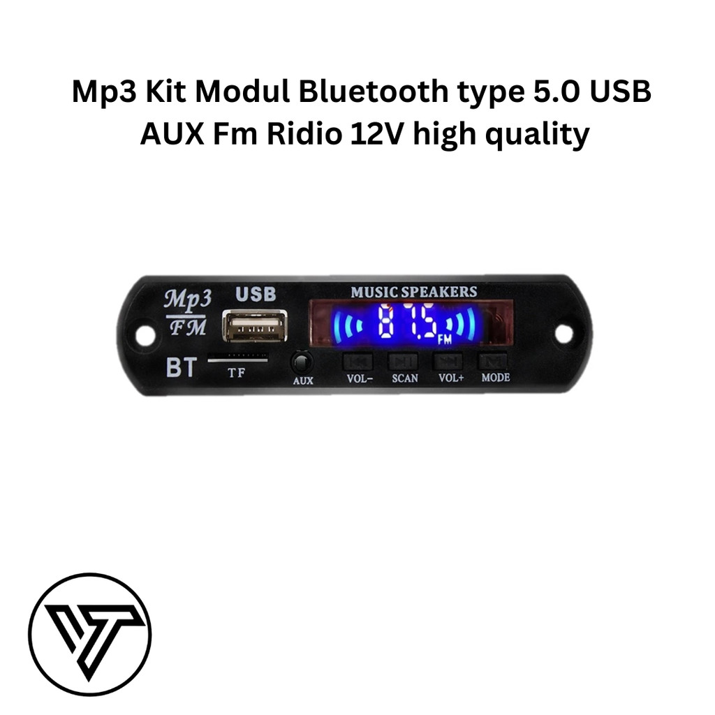 Jual Mp3 Kit Modul Bluetooth type 5.0 USB AUX Fm Ridio 12V high quality ...