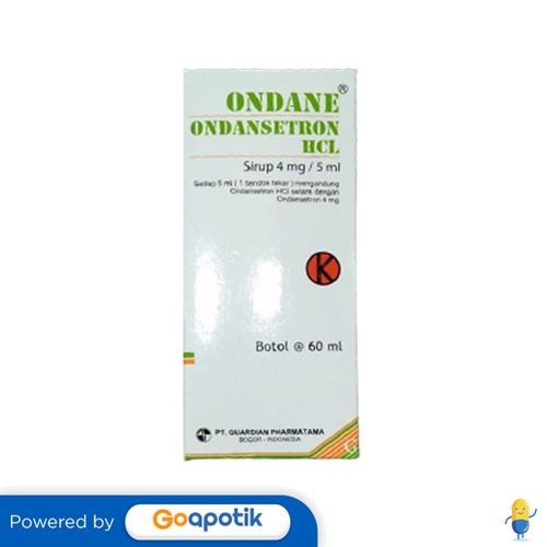 Jual Ondane 4 Mg/5 Ml Syrup 60 Ml | Shopee Indonesia
