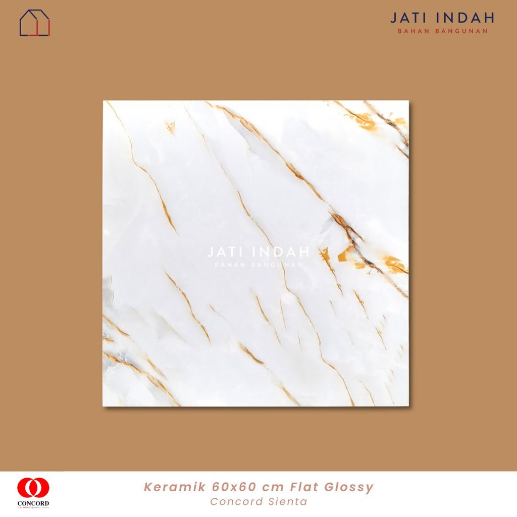 Jual Keramik Lantai 60x60 cm Cutting Glossy Marble Concord Sienta ...