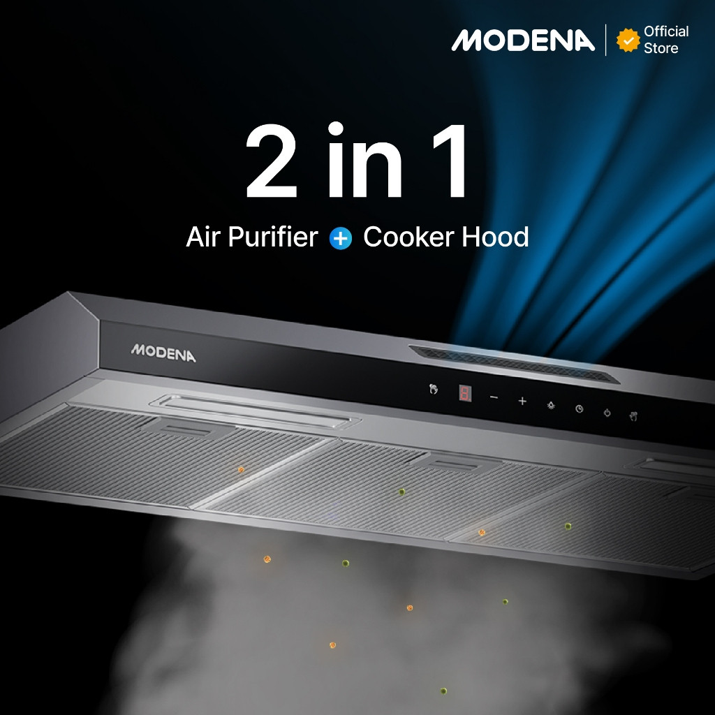 Jual Purifier Slim Hood Hybrid MODENA AX 2711 CABK 70cm UV Sterilwave | Shopee Indonesia