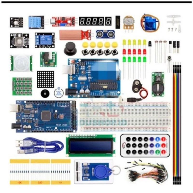 Jual paket combo arduino Uno Mega starter kit paket RFID compatible ...