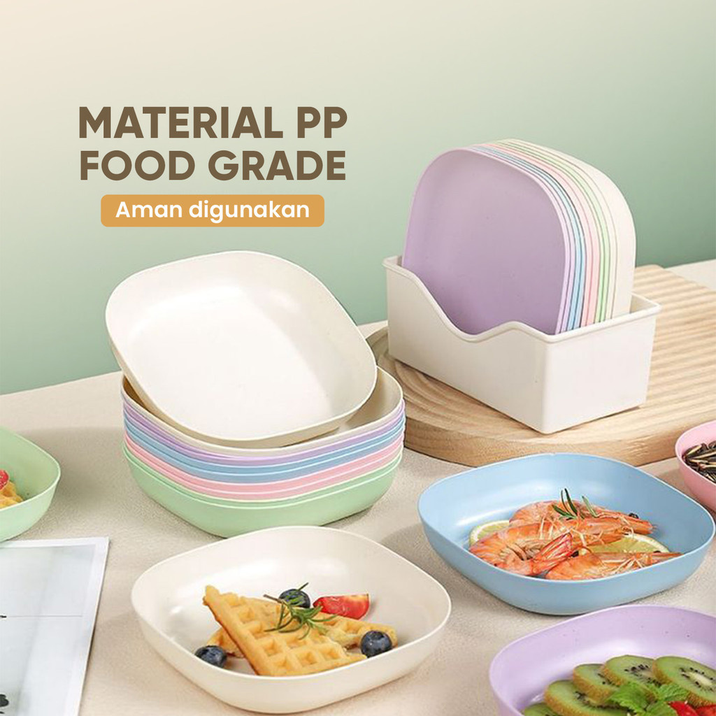 Jual LAZY BEAR 1 SET Piring Plastik GRATIS Wadah L11 Piring Buah/Snack ...