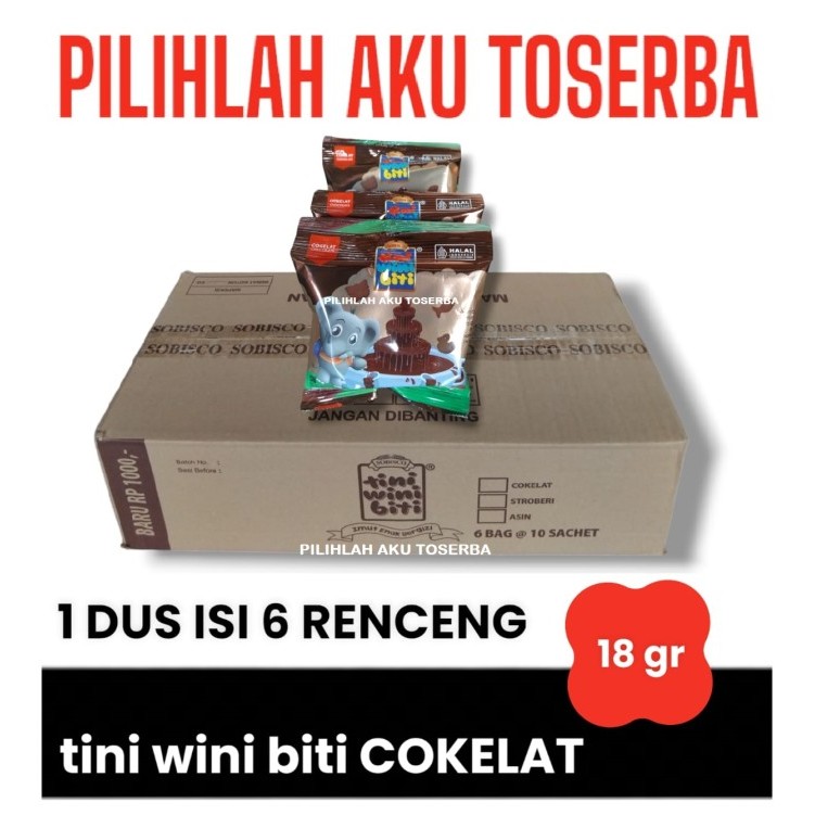 Jual Biskuit TINI WINI BITI Renceng Rasa COKELAT / CHOCOLATE - ( HARGA ...