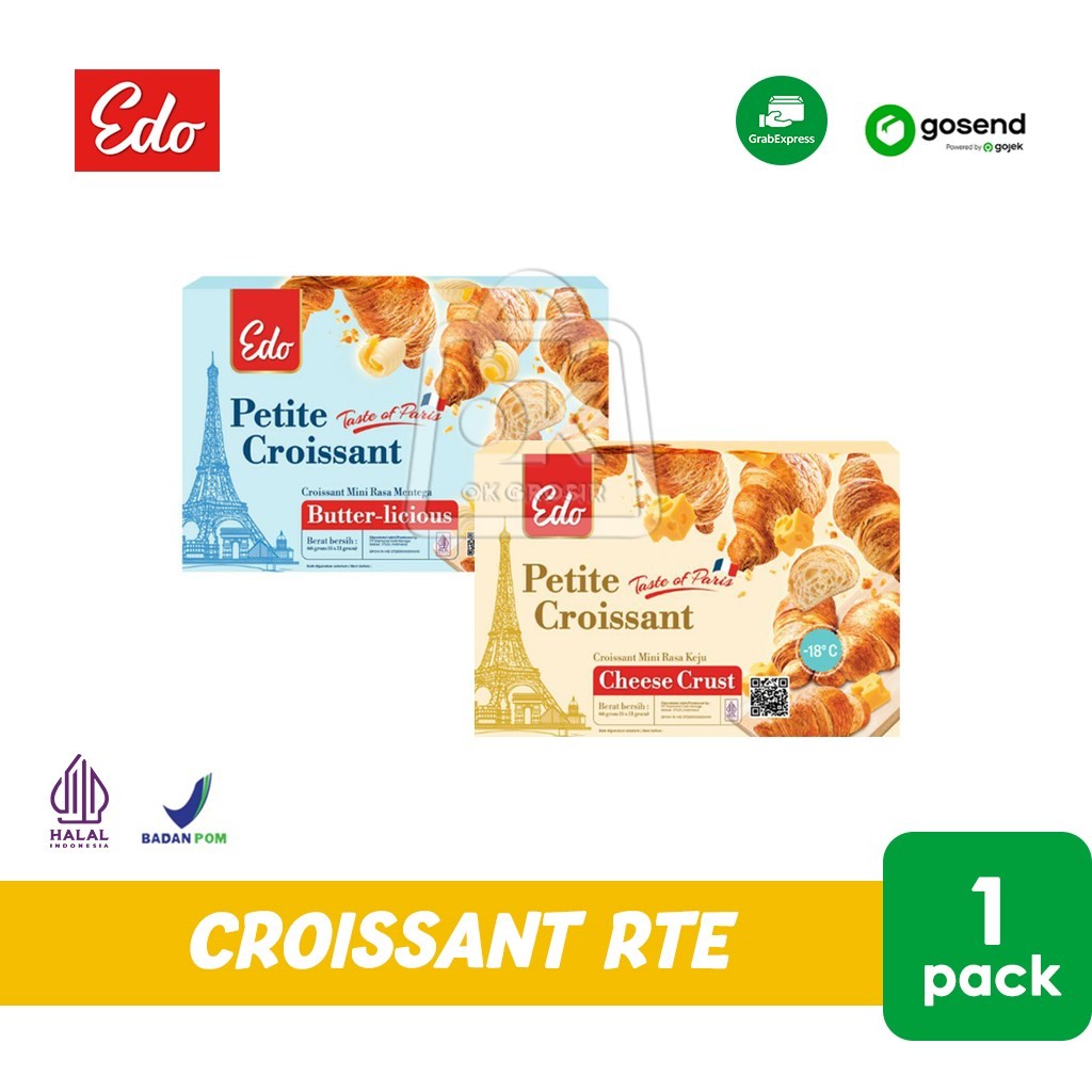 Jual Croissant Mini EDO Petite Croissant Ready To Eat Frozen (KHUSUS ...
