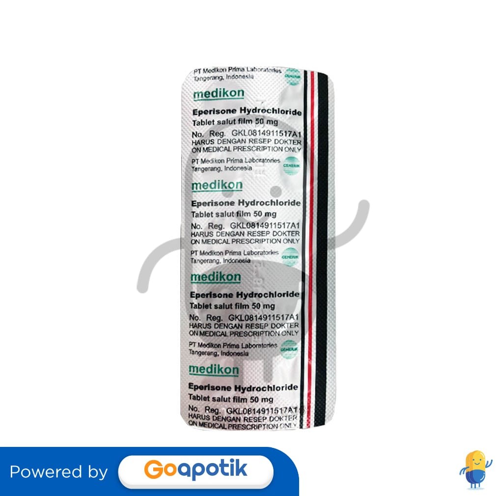 Jual Eperisone Medikon 50 Mg Strip 10 Tablet | Shopee Indonesia