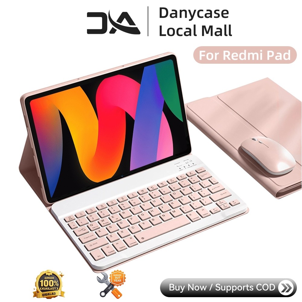 Jual DANYCASE Magnetic Bluetooth Keyboard Case for xiaomi Pad Redmi Pad ...
