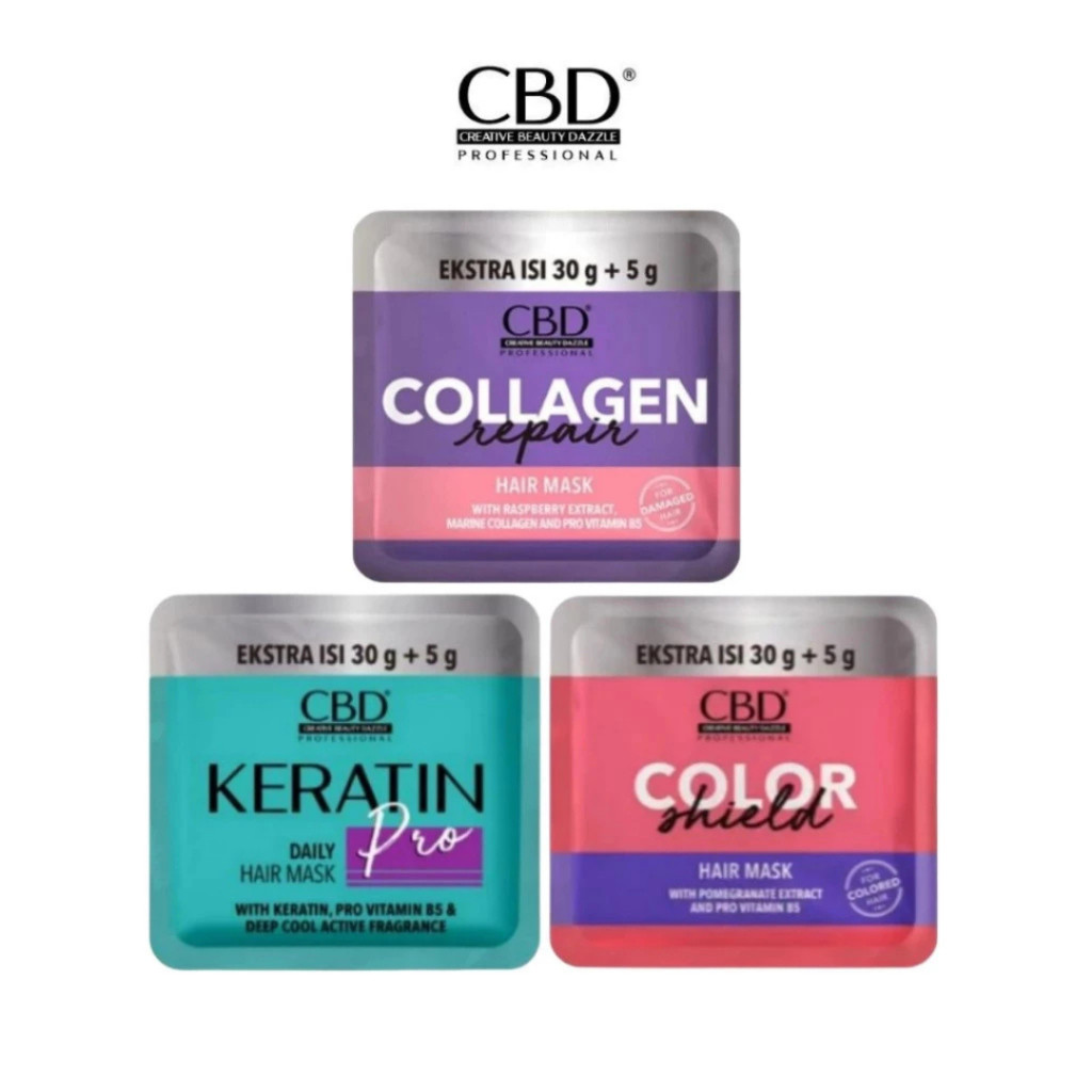 Jual CBD Professional Hair Mask Sachet 35g | Shopee Indonesia