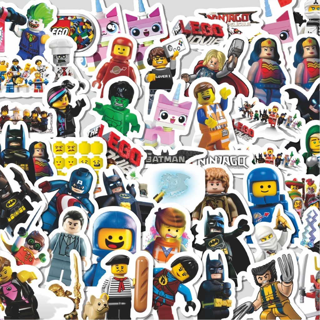 Jual Stiker Cutting Pack Sticker Kartun The Lego Movie Sticker Isi ...