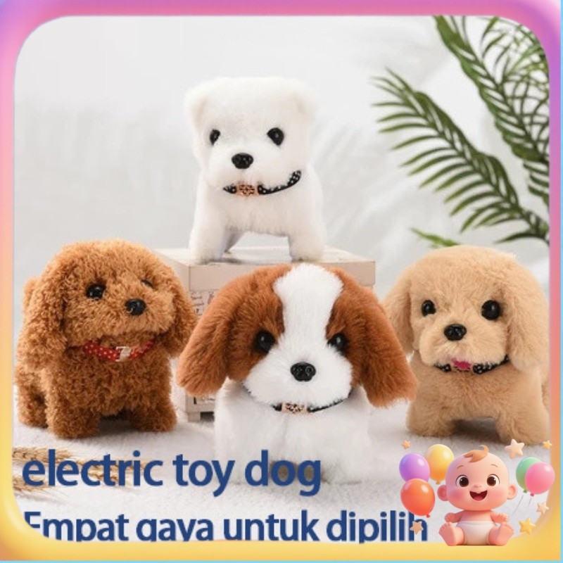 Jual COD Mainan boneka anjing mewah listrik dengan ekor bergoyang ...
