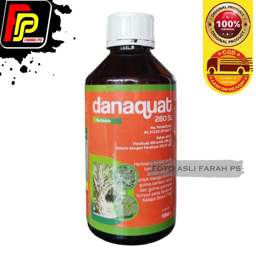Jual Racun Rumput DanaQuat 1 Liter - Obat Rumput Herbisida Obat Rumput ...