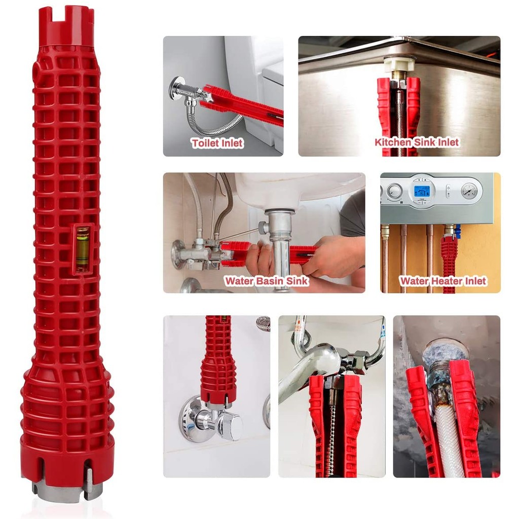 Jual 8 in 1 Sink Faucet Key Repair Tool for Toilet Bathroom Kit en ...