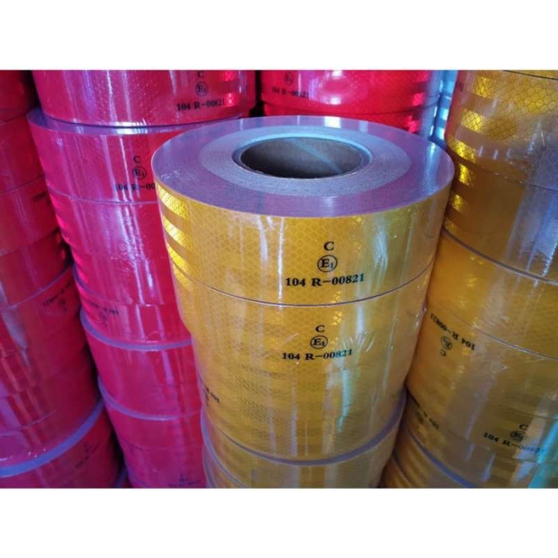 Jual Stiker reflektor mobil truk box truck Sticker Reflektor 45 meter ...