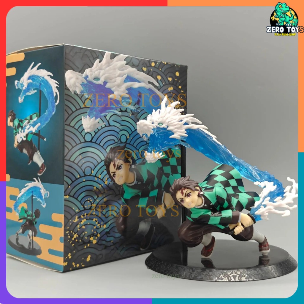 Jual Action Figure Demon Slayer Tanjiro Dragon Blade Water Breathing ...