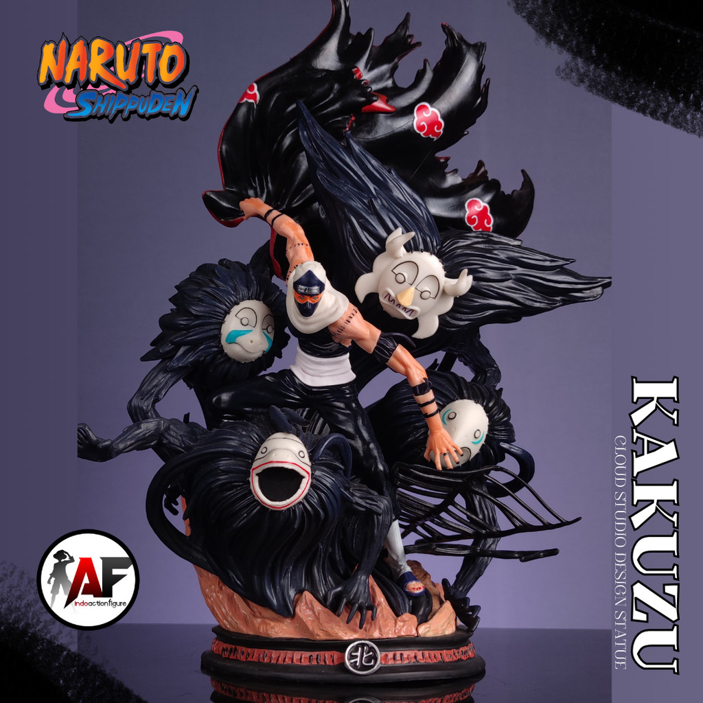 Jual Action Figure Statue Akatsuki Kakuzu Clouds Studio Design recast ...
