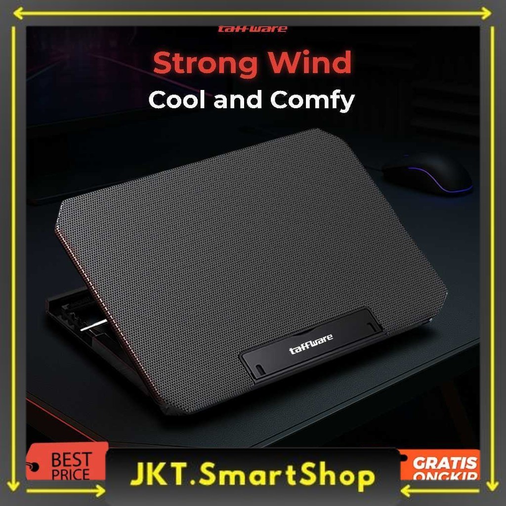 Jual Taffware MC Cooling Pad Laptop Kipas Pendingin Stand 2 Fan 17 Inch ...