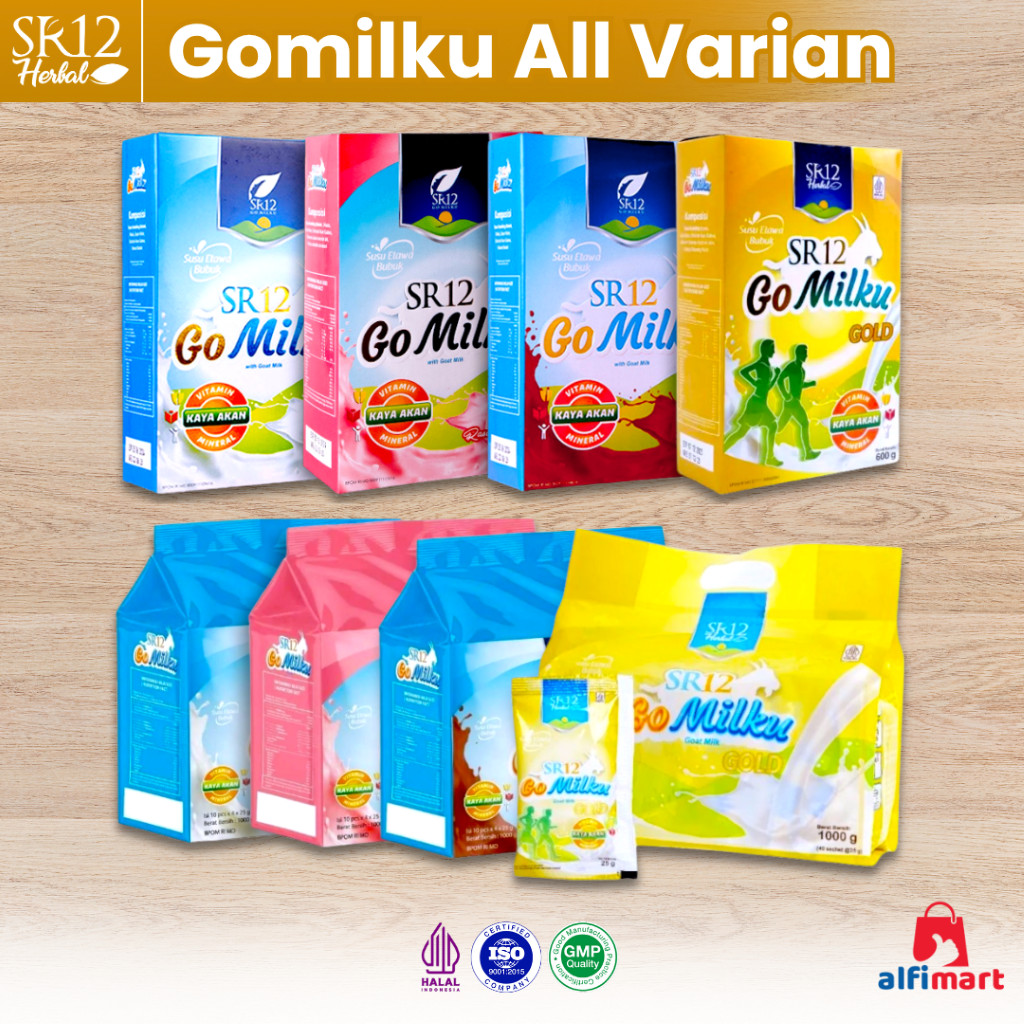Jual SR12 - GoMilku Susu Kambing Etawa Premium 25g 200g 600g / Go Milku ...