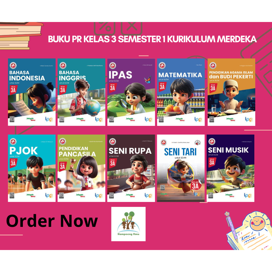 Jual Buku Pr/LKS SD/MI Kurmer Kelas 3/III Semester 1 Kurikulum Merdeka Intan pariwara Tahun 2025 ...