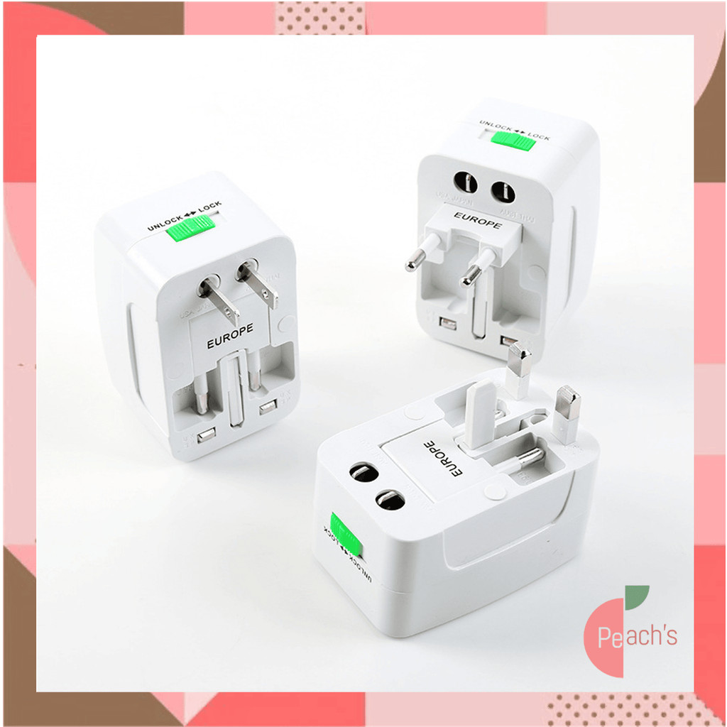 Jual PEACHs - 6678 Colokan Listrik Internasional / Universal Travel ...