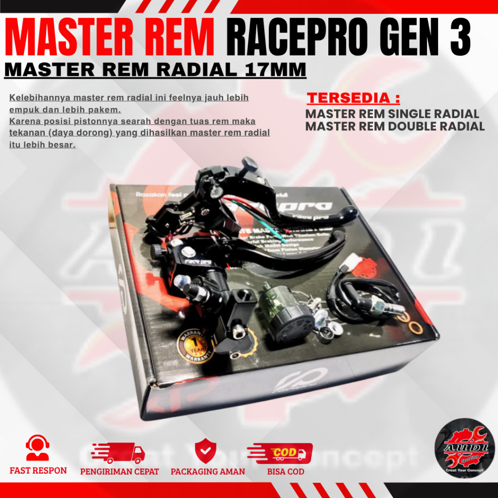 Jual Master rem racepro ori Vario beat scoopy mio adv pcx aerox nmax ...