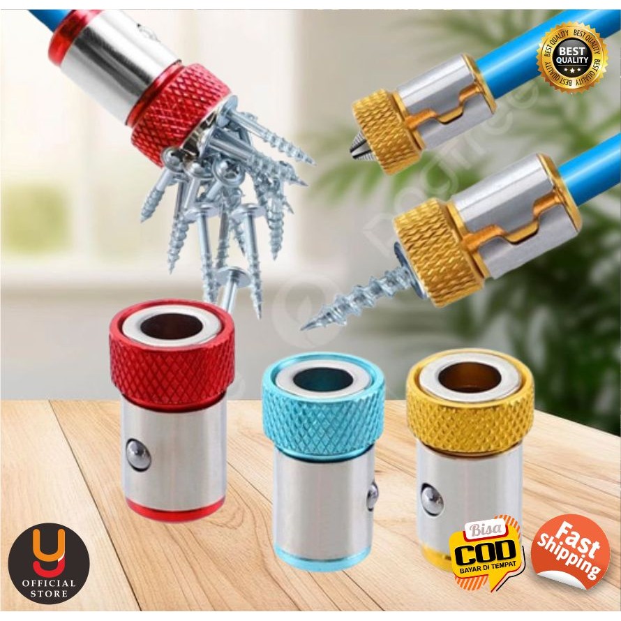 Jual Magnet Sekrup Paku Baut Adaptor Ring Magnetic untuk Obeng Bor ...