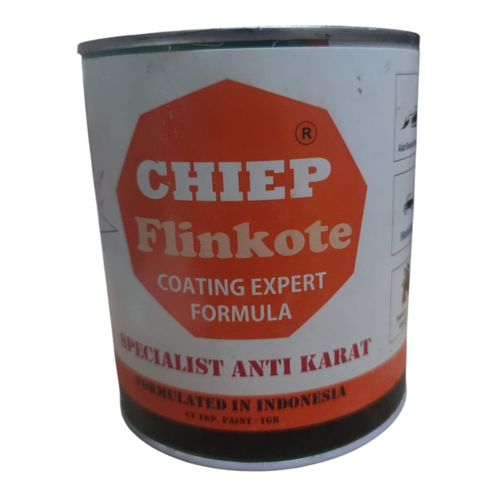 Jual FLINTKOTE CHIEP Cat Pelapis Anti Karat Plingkut Seng Mesin Baja ...
