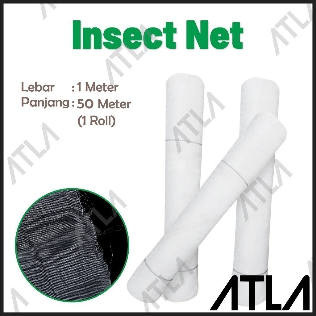 Jual Jaring Insectnet Kelambu Green House Anti Hama Tanaman Insect Net ...