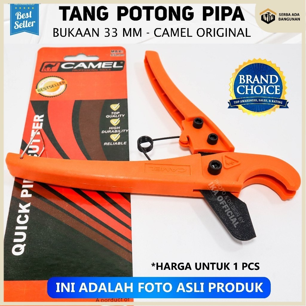 Jual SAB CAMEL Gunting Pipa PVC 33mm Pipe Cutter Tang Potong Paralon ...
