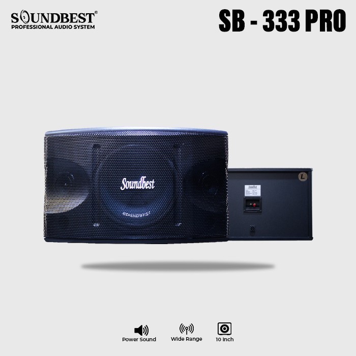 Jual DISTRIBUTOR SPEAKER PASIF 12 INCH SOUNDBEST SB 333 PRO | Shopee Indonesia