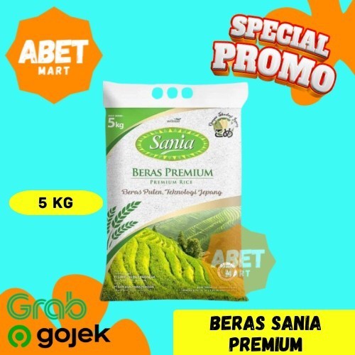 Jual Sania Beras Premium Kemasan 5Kg - 5 Kg Putih Rice White Nasi Bagus ...