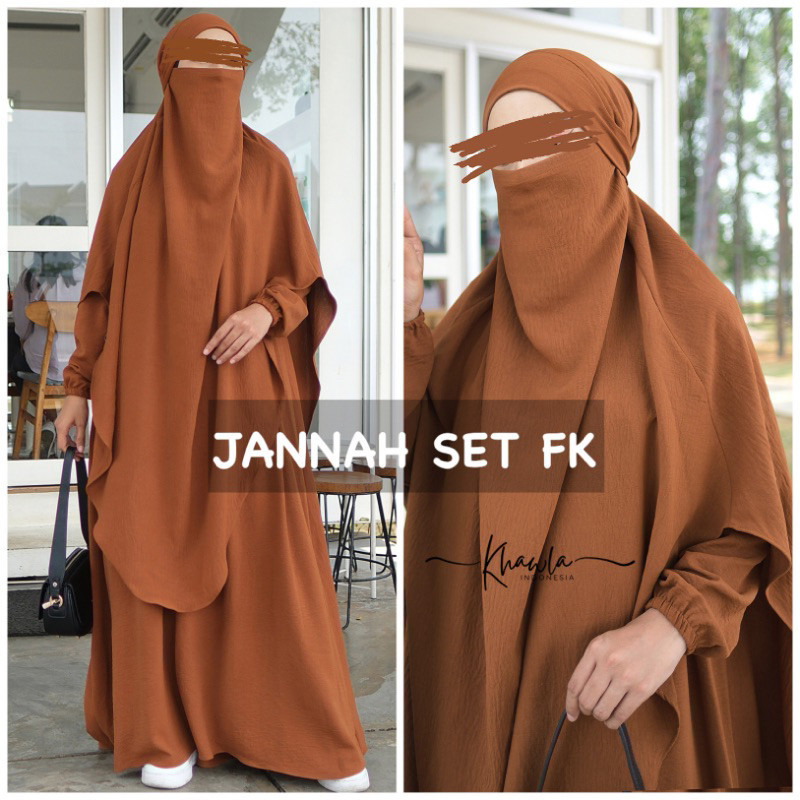 Jual LIZZI || Gamis Syari Jumbo L XL XXL 5XL Crinkel Airflow Busui Resleting Depan Gamis Set ...