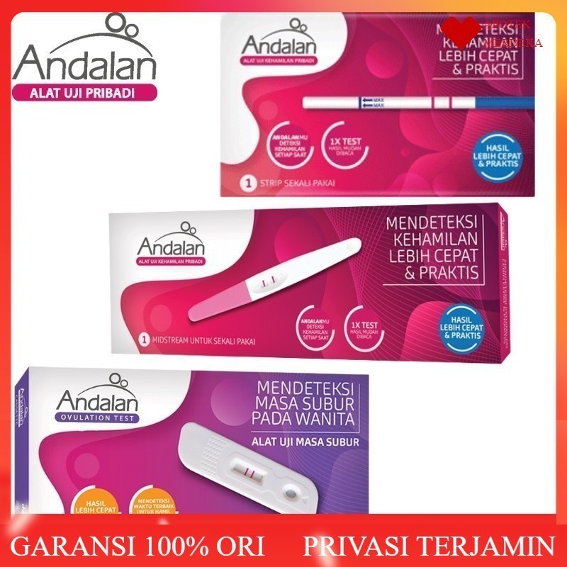 Jual Test Pack Andalan Alat Uji Kehamilan Pregnancy Kit / Ovulation ...