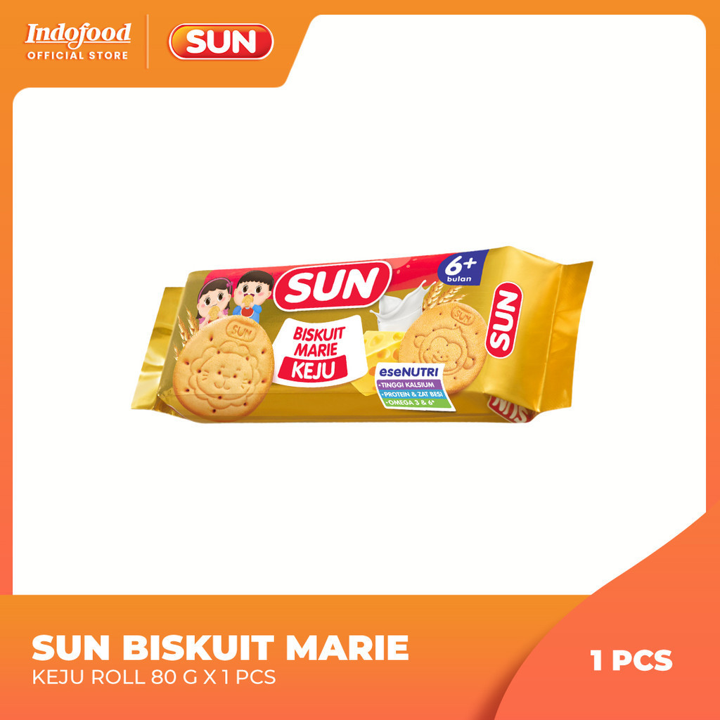 Jual SUN Biskuit Marie Keju 80 Gr | Shopee Indonesia