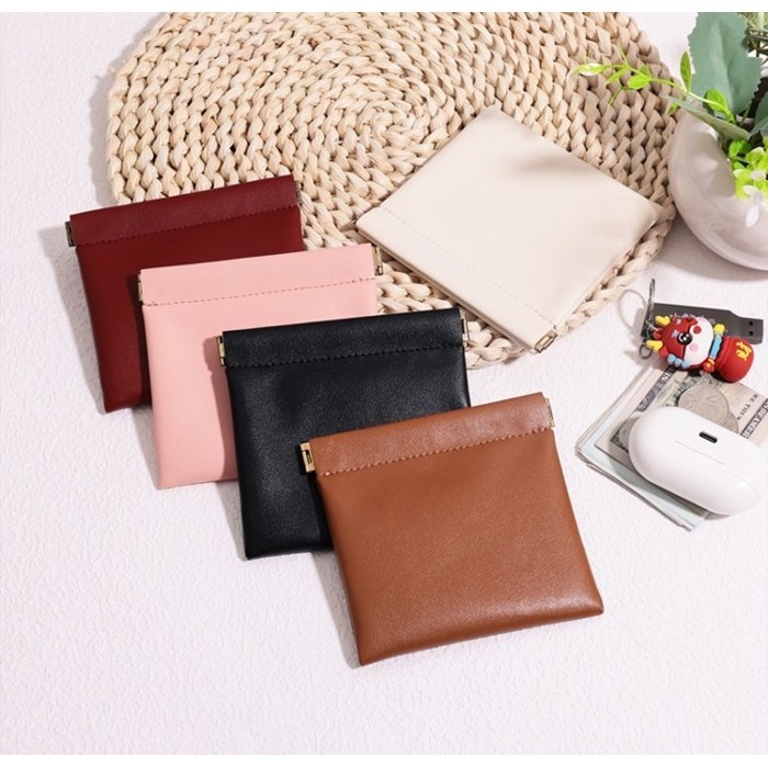 Jual ENNWEN W273 Pouch Mini Dompet PU Solid Color Kosmetik Lipstick ...